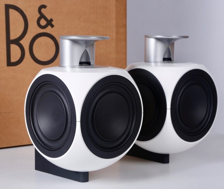 BeoLab 3 Active Loudspeakers - featuring Acoustic Lens technology.