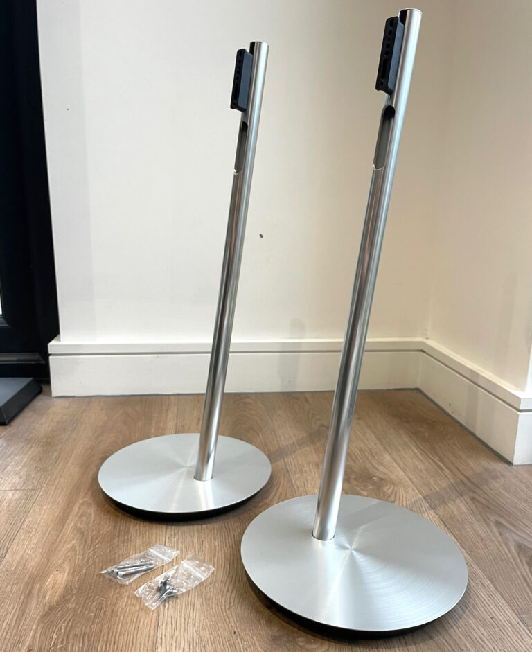 B&O BeoLab 17 Floor Stands - Silver